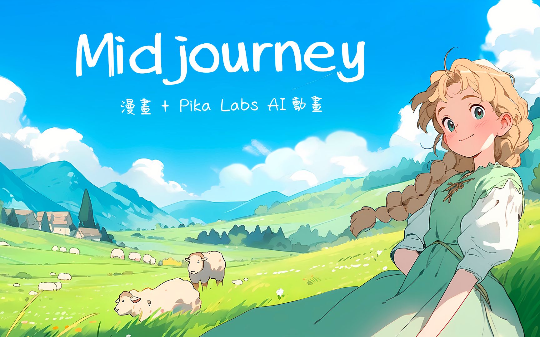 ...使用 Midjourney 建立角色 + 分镜设计 ߎ� 同场加映 Pica Labs AI 动画!