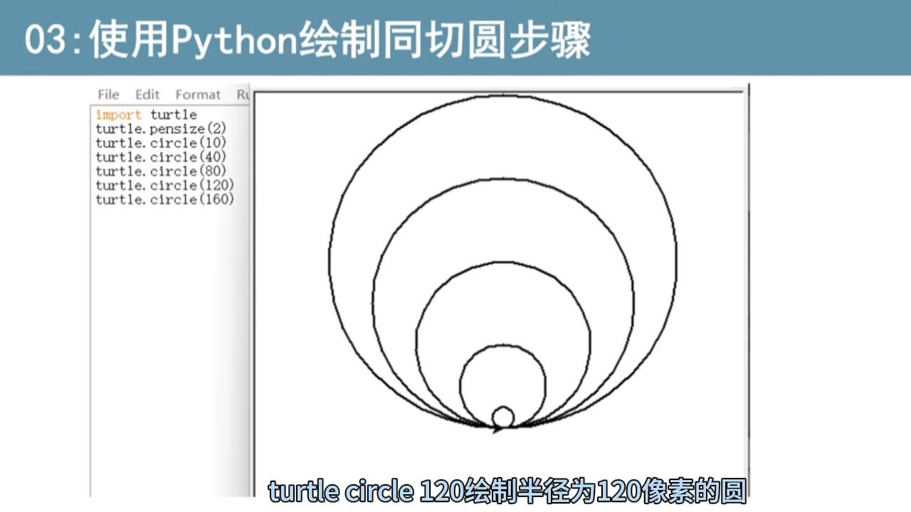 python——同心圆