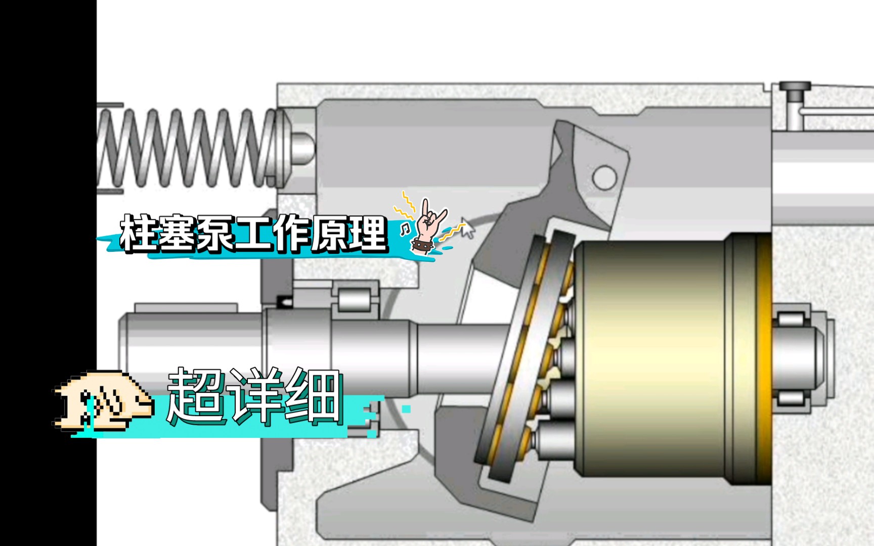 柱塞泵工作原理演示,让你少走弯路