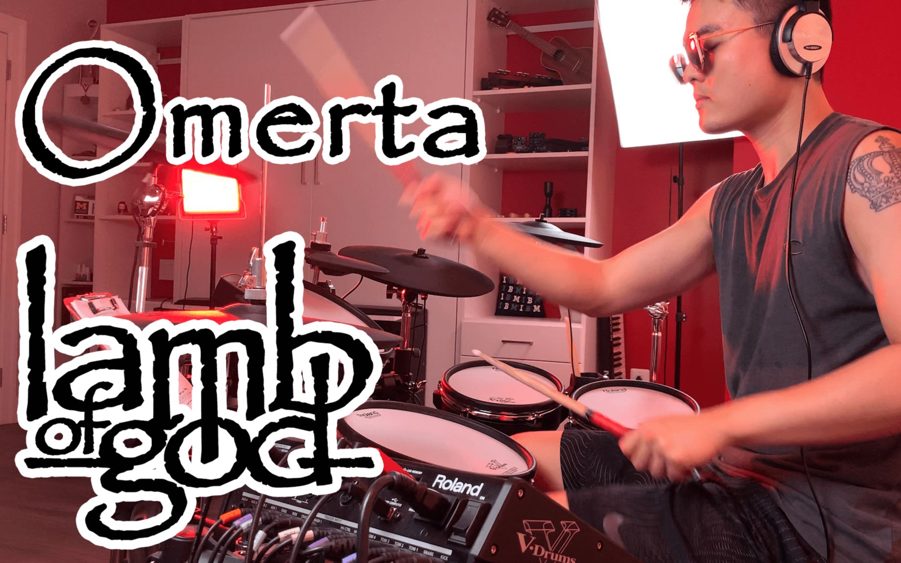 【架子鼓】上帝羔羊 缄默法则 Omerta - Lamb of God【鼓谱】