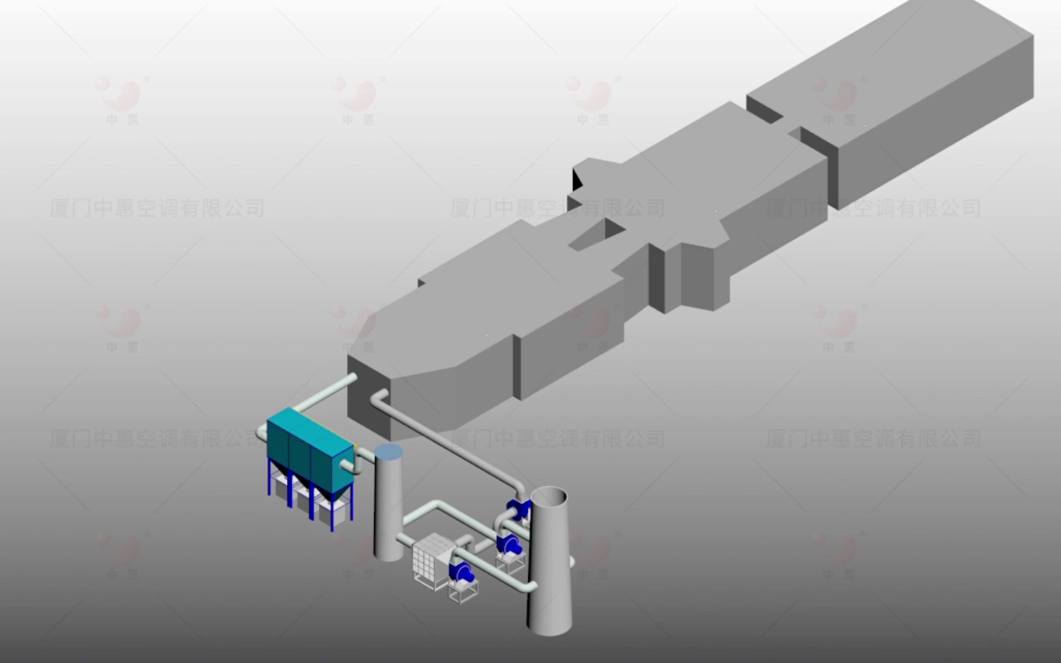 玻璃窑炉 废气节能二次利用 余热回收换热器#玻璃生产节能改造#废气...