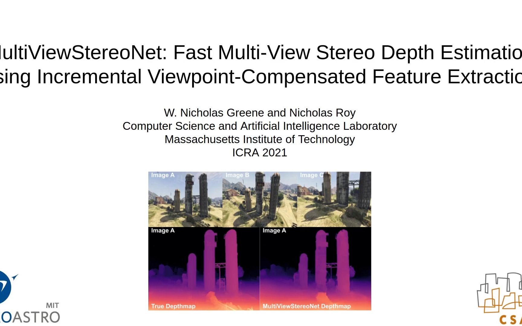 MultiViewStereoNet:Fast Multi-View Stereo Depth Estimation【生肉】