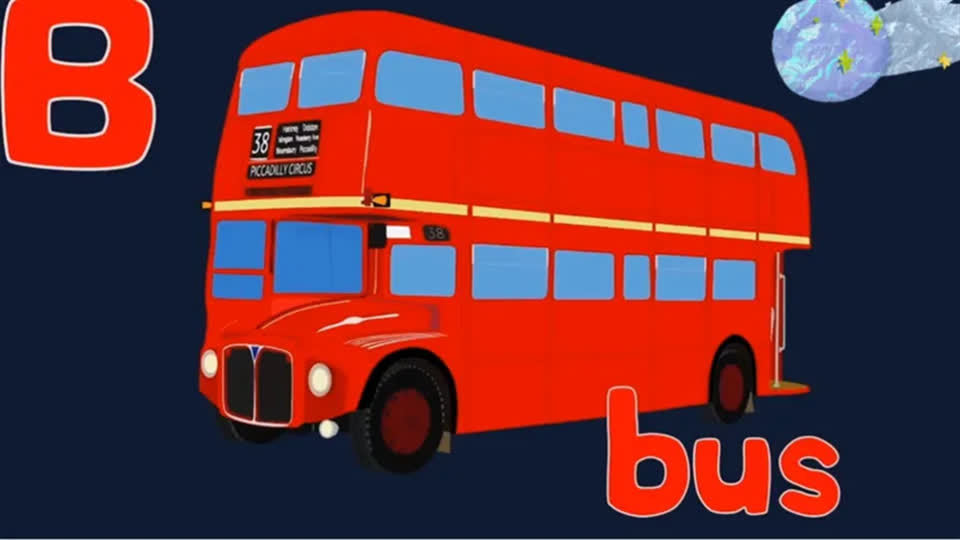 早教启蒙英语启蒙ABC歌少儿益智早教动画工程车游戏