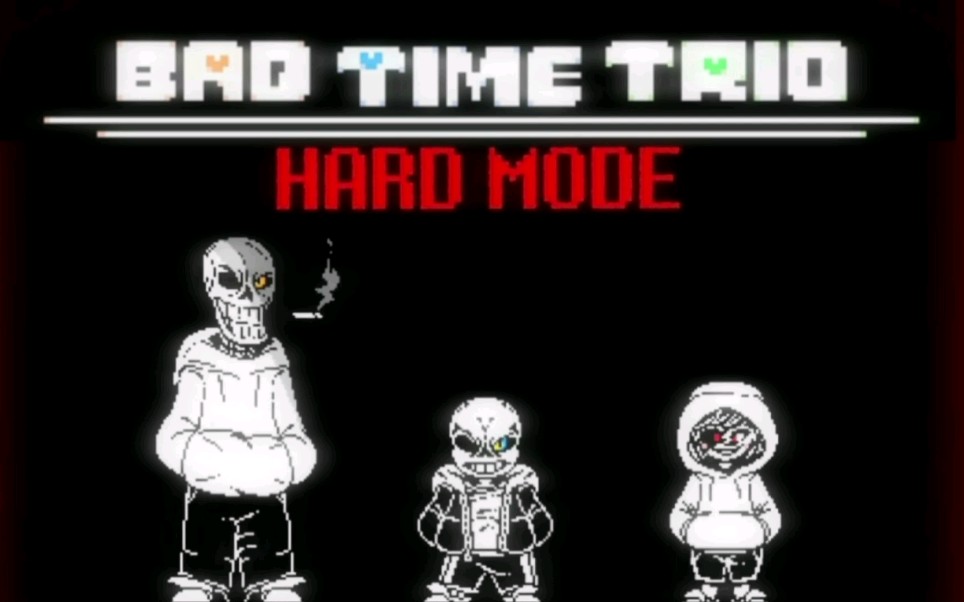 (传说之下系列)困难模式!三重审判 全段音乐 Bad Time Trio: HARD-...