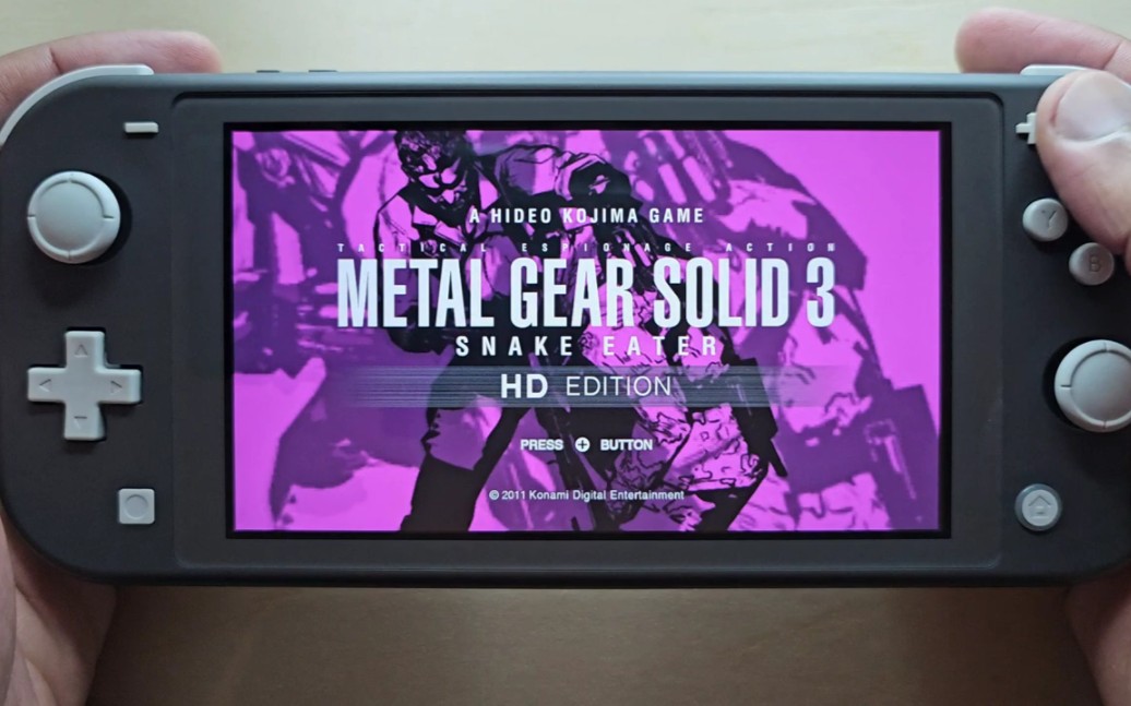 ...游戏实机/MGS】METAL GEAR SOLID 3 SNAKE EATER Switch Lite...