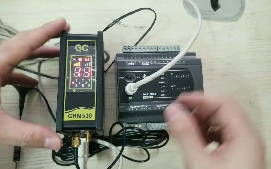 巨控4G模块实现台达PLC远程下载程序