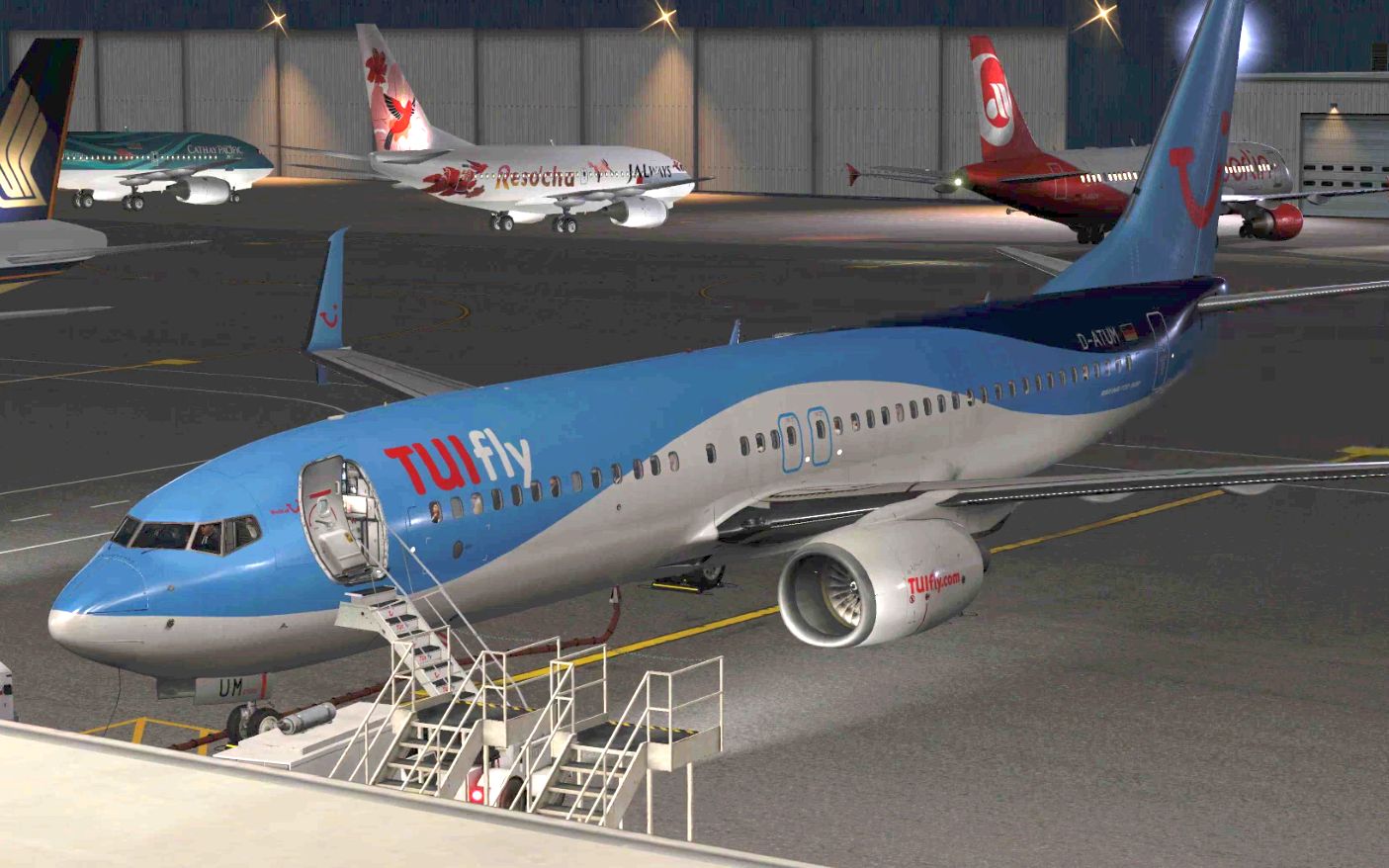 【X-Plane11】模拟飞行 TUIfly 737 伦敦飞巴黎