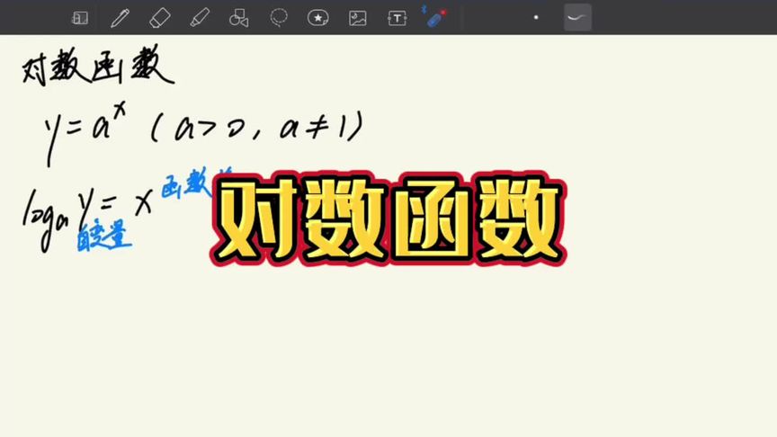 对数函数#高中数学 #函数 #学习