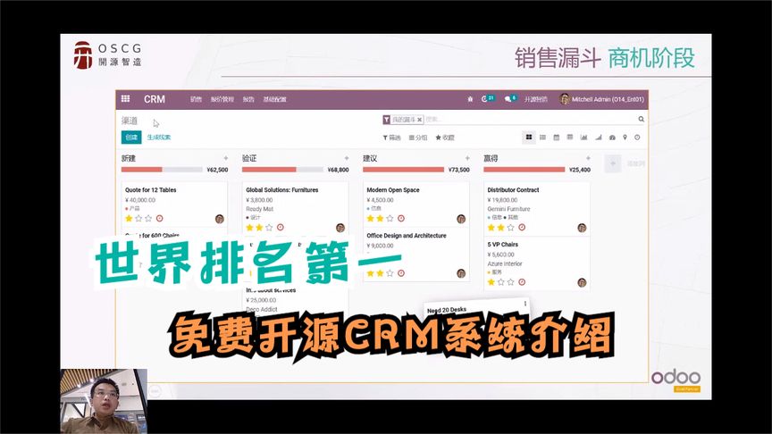 世界排名第一的免费开源CRM系统介绍