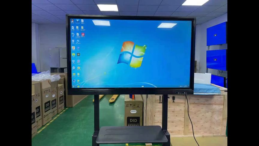 会议平板一体机电视移动支架安装教程