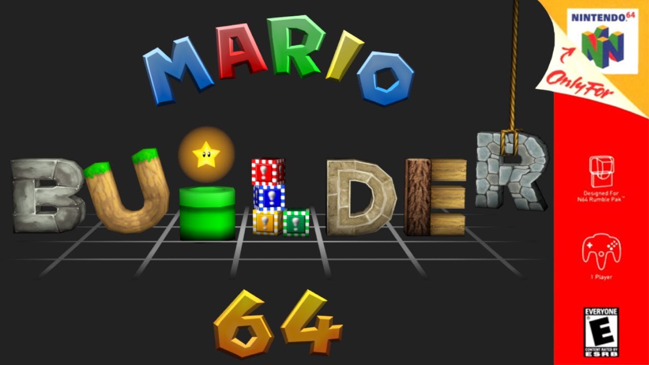 [Hack Games Longplay Channel]Mario Builder 64-Hack of SM64-Build ...