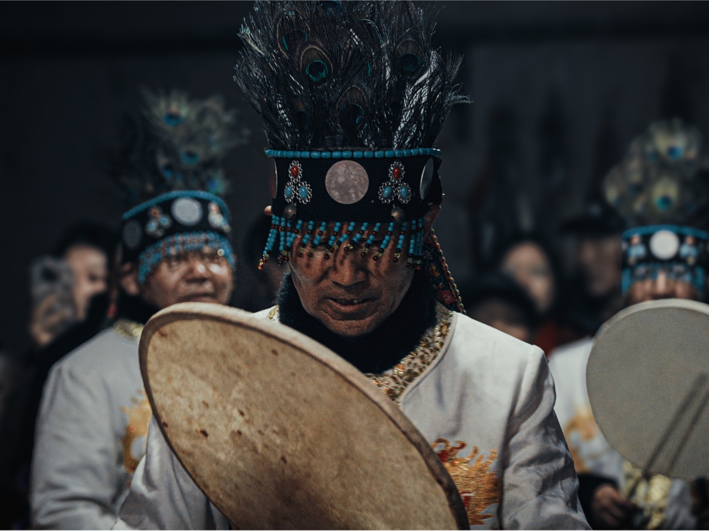 ...乌拉重步兵萨满祭祀(1) 请神/ 单鼓舞-国家级非物质文化遗产传承表演