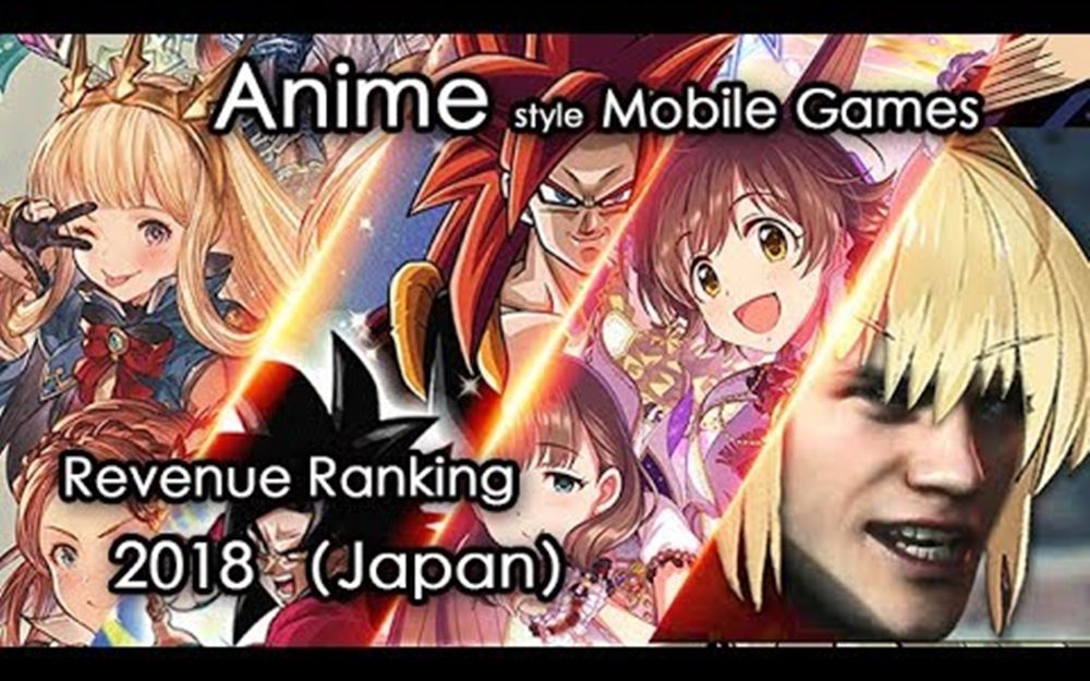 2018年日本区域二次元手游收入排行榜