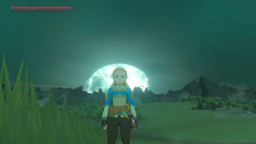 《塞尔达传说旷野之息》塞尔达公主mod演示