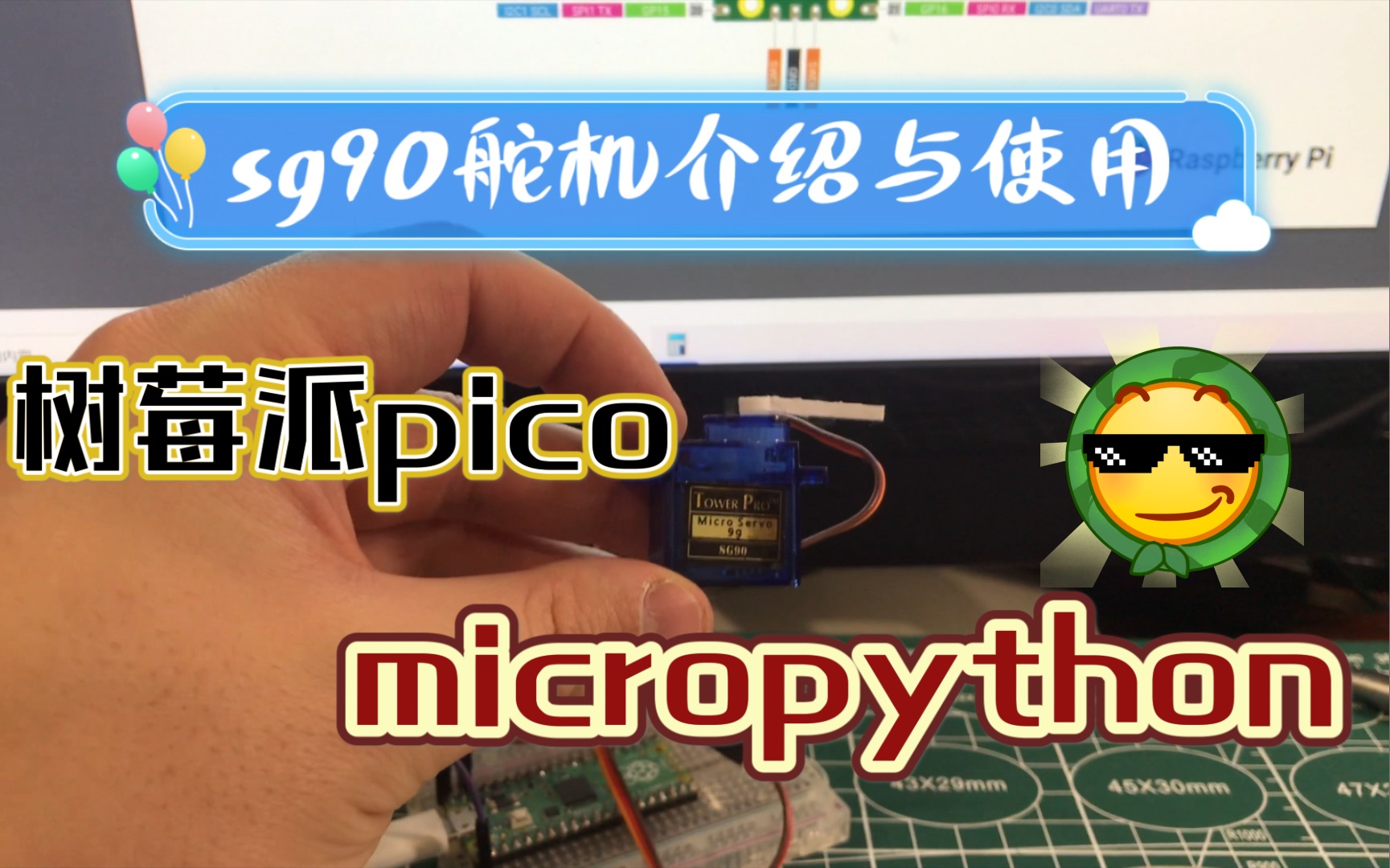 SG90舵机使用-树莓派pico使用micropython编程(八)PWM操作舵机