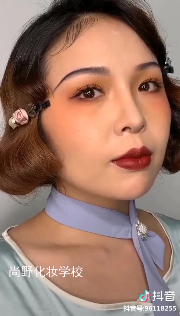 旗袍造型 旗袍妆 宁波哪里可以学化妆 宁波化妆学校 宁波尚野化妆学校