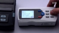 中科普锐 无线蓝牙打印机使用演示,适用于粗糙度仪,测厚仪,硬度计等仪器