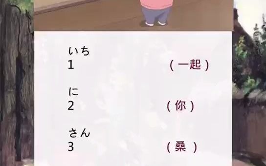 欧亚外语日语数字1-10