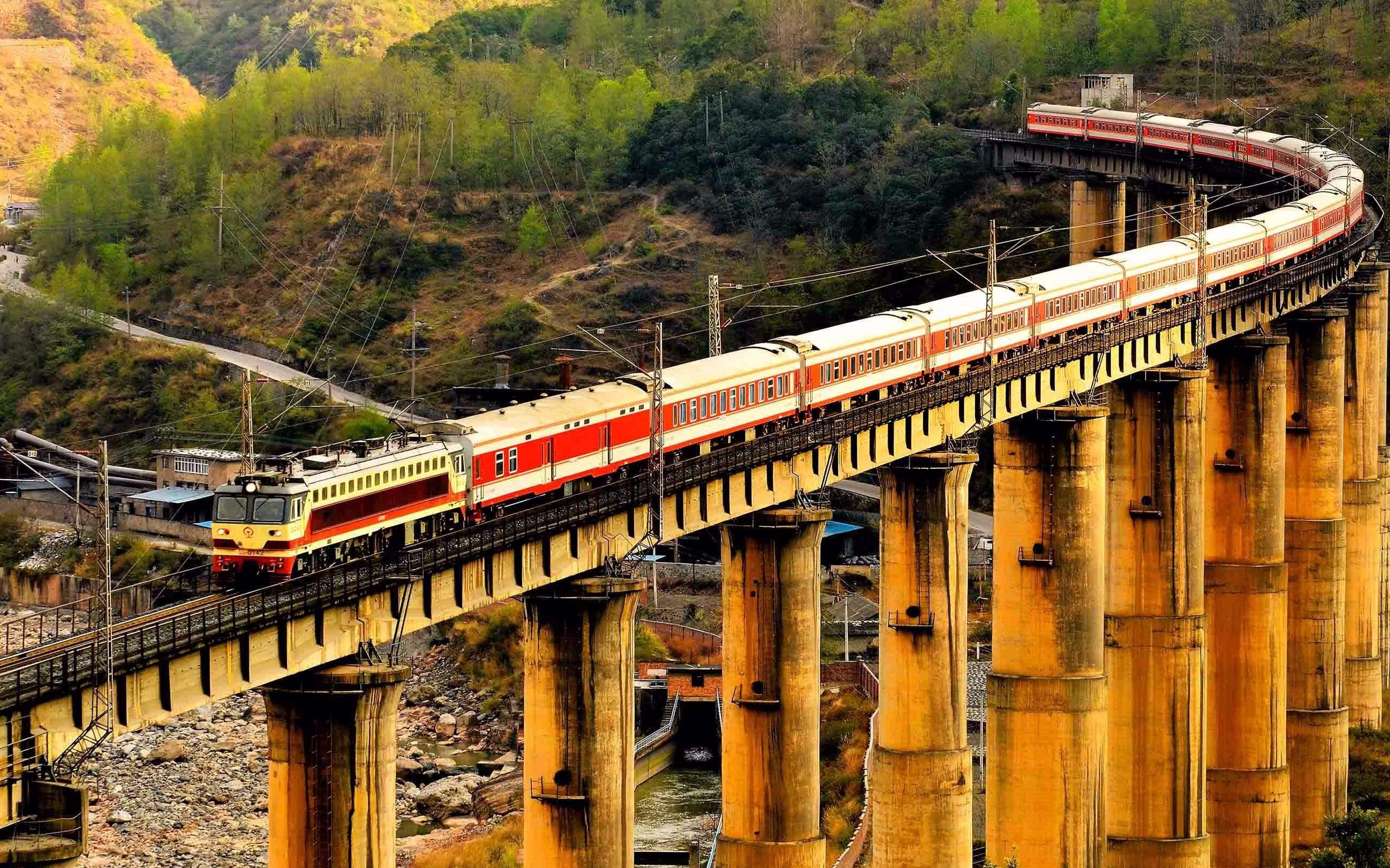 模拟火车2020 成昆线上的一次短途客运,不得不感叹成昆铁路的艰险。 ...