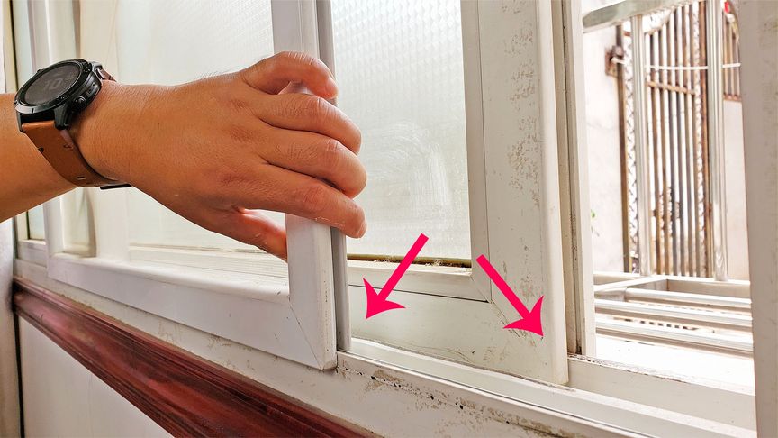 家里窗户推拉费劲?教你2分钟解决,一分钱不花变顺滑,方法真棒