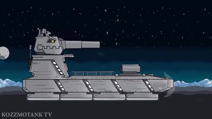 坦克世界动画:半空做战的坦克