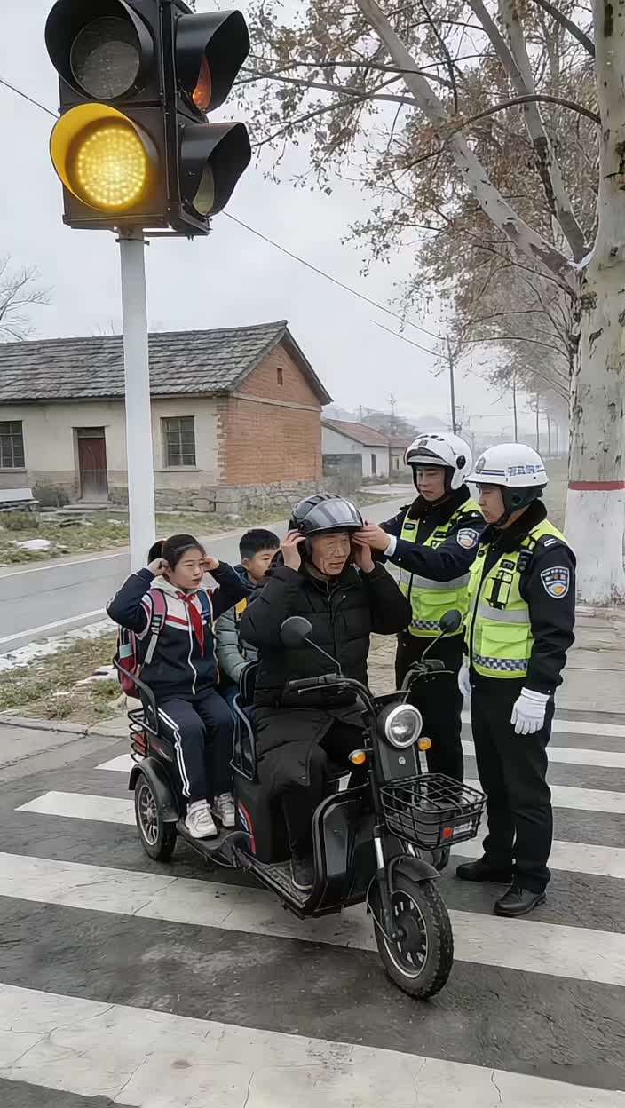 #电动车 #戴头盔 #遵纪守法 #交通安全 #交通安全宣传