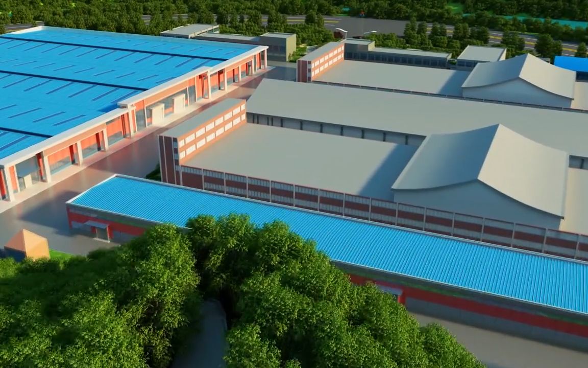 高自动化铅蓄电池整厂设备解决方案三维动画演示