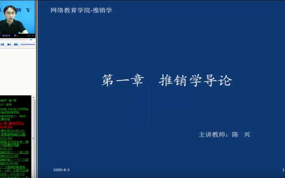 西安电子科技大学 推销学