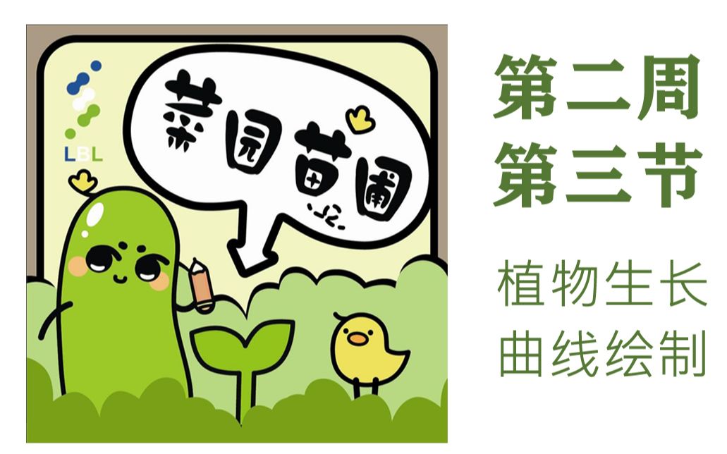 菜园苗圃-第二周第三节-植物生长曲线绘制