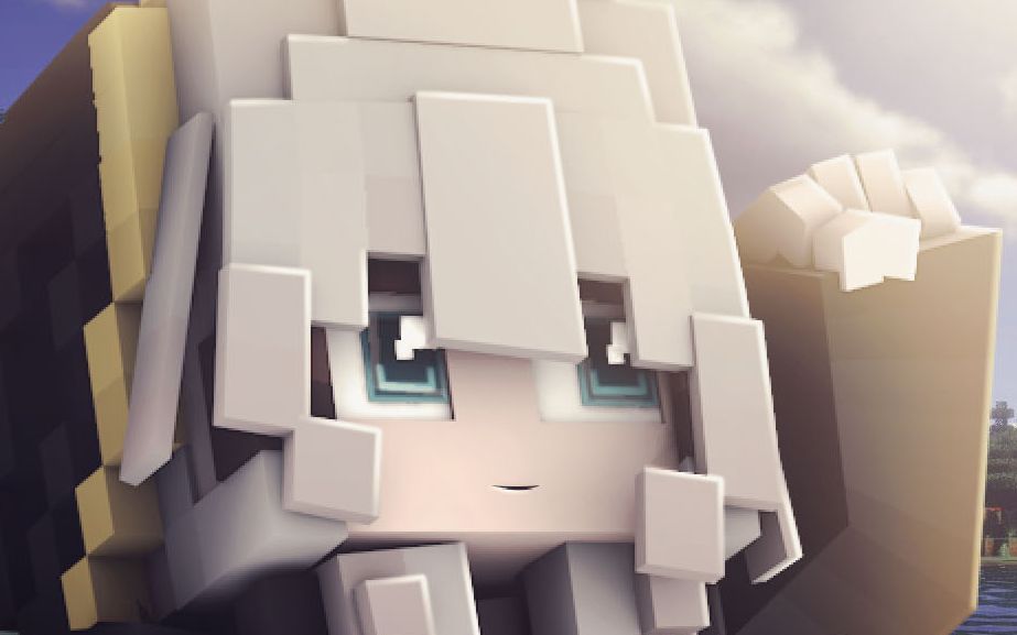 [C4D&PS]MC模组《变形·萌系唤魔者》封面图设计过程解说(极速...