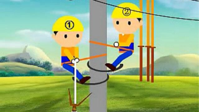 10kV配网带电作业系列动画之绝缘杆作业法