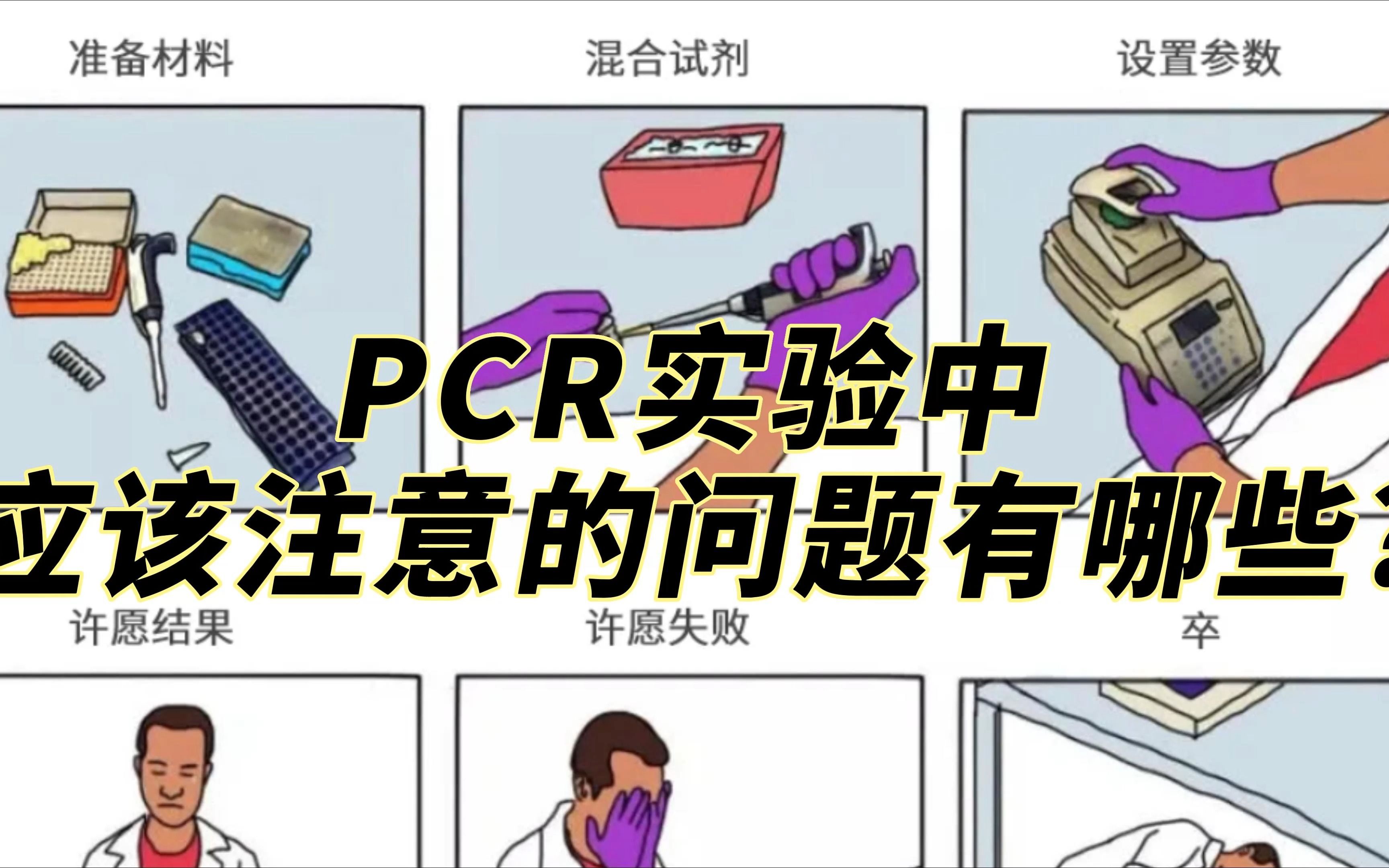实验解决方案 | PCR实验中应该注意的问题有哪些?