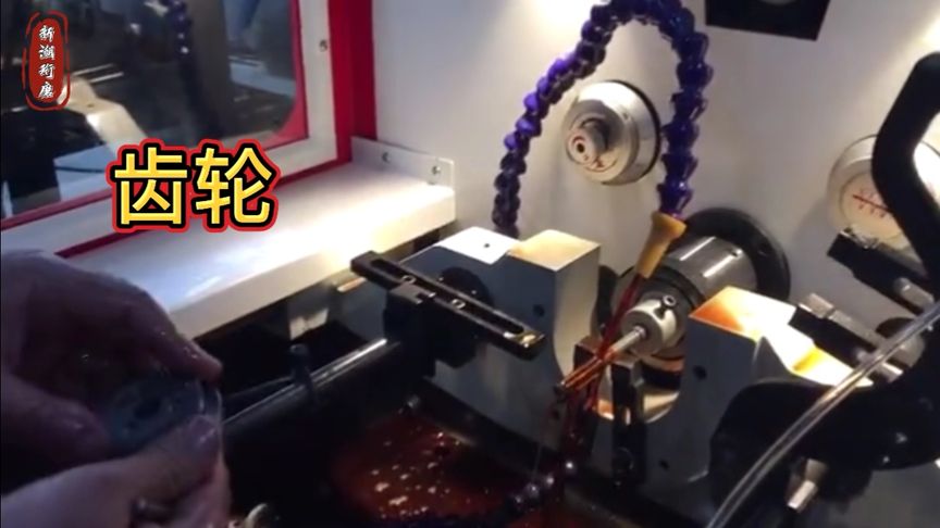 伞形齿轮内孔批量珩磨加工,实现在线测量自动补偿,省人工