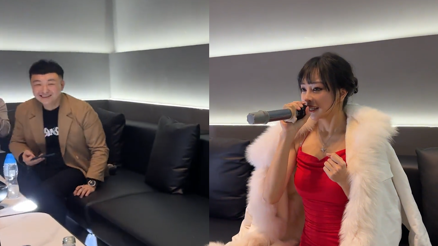 美女在KTV献唱《好运来》,一开口就给全场惊艳到了:原唱本人吧