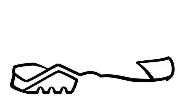 .简笔画:教儿童绘画漂亮的运动鞋