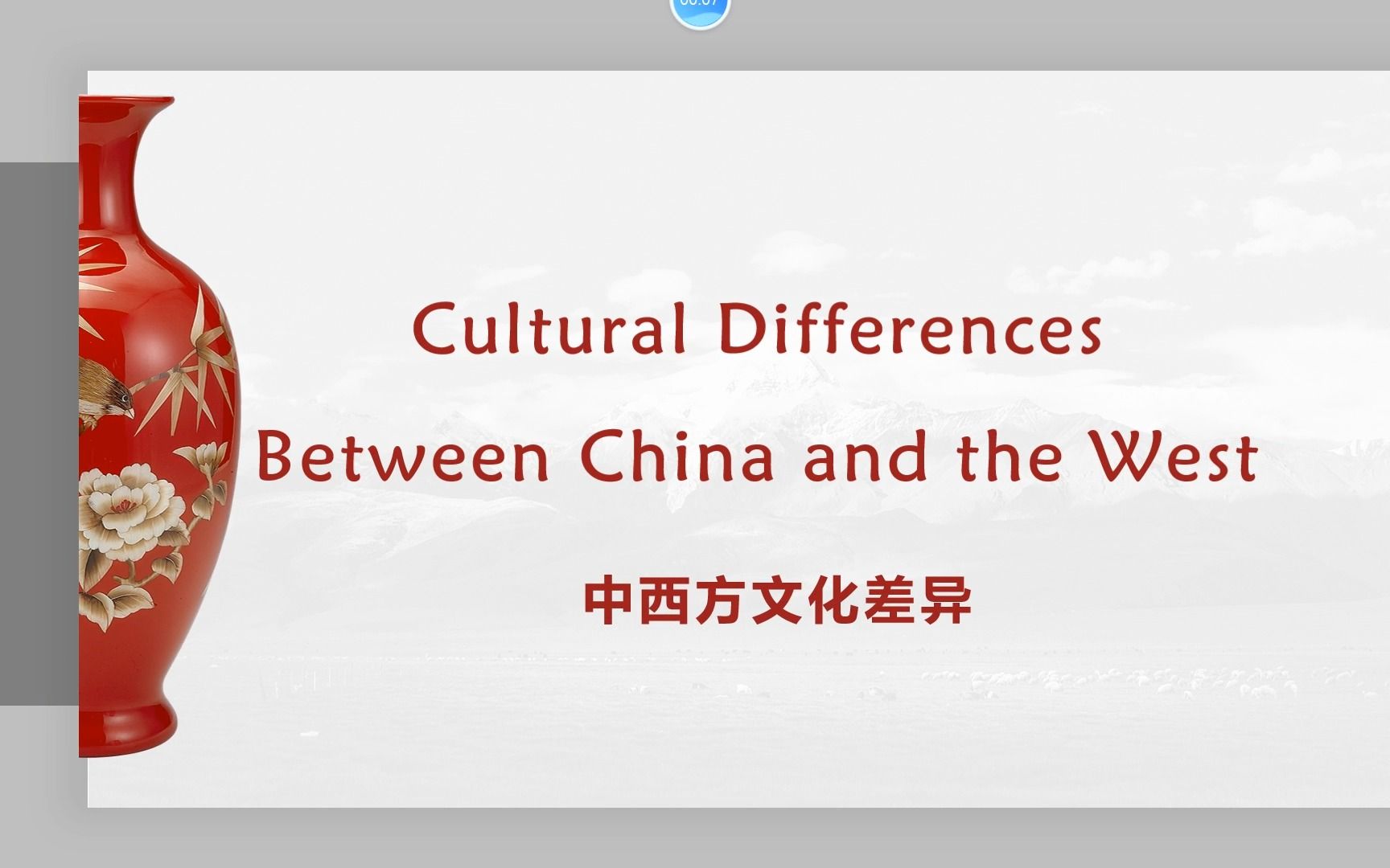 英语课前演讲ppt-中西文化差异||英语presentation