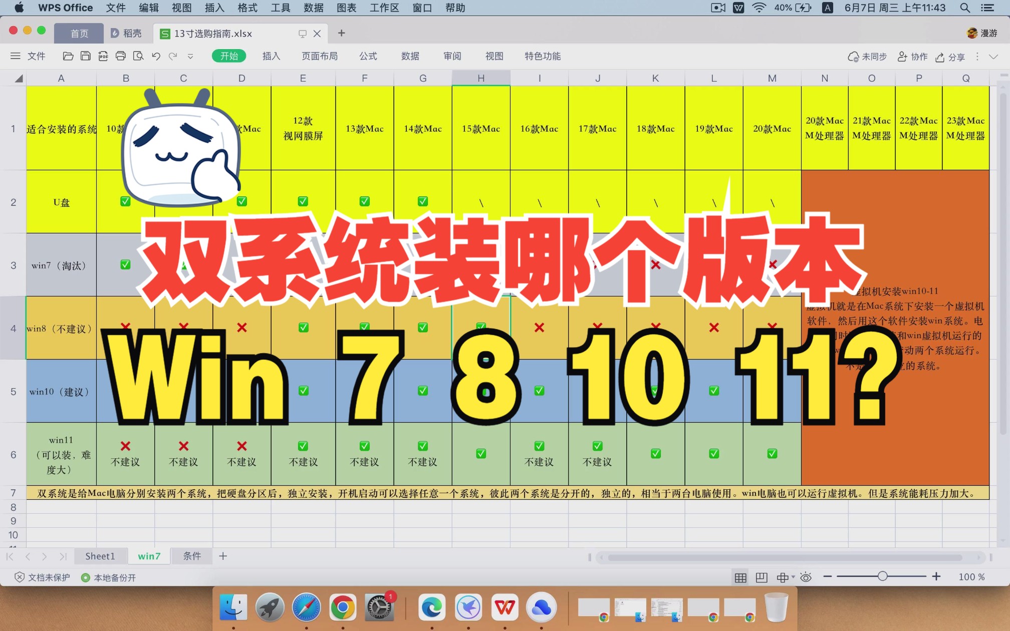 9分钟告诉你Mac双系统应该安装哪个版本?苹果电脑应该安装双系统...