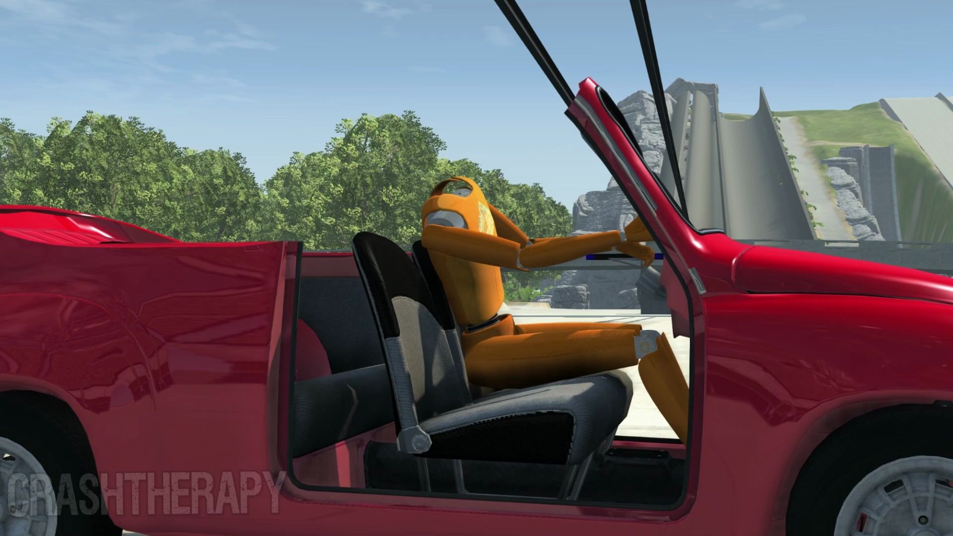 测试假人的100百死法 - BeamNG DRIVE - CRASHTherapy