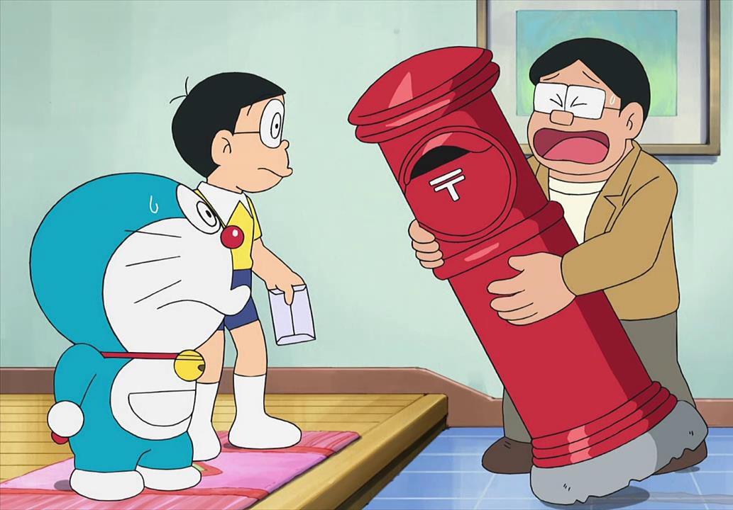哆啦A梦:大雄和蓝胖子滥用外送电话,不幸引狼入室挨了胖虎的打