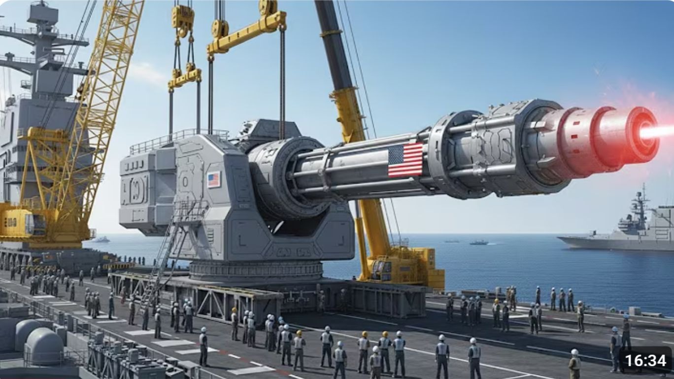 美国陆军、海军和空军正在开展电磁轨道炮技术的先进测试