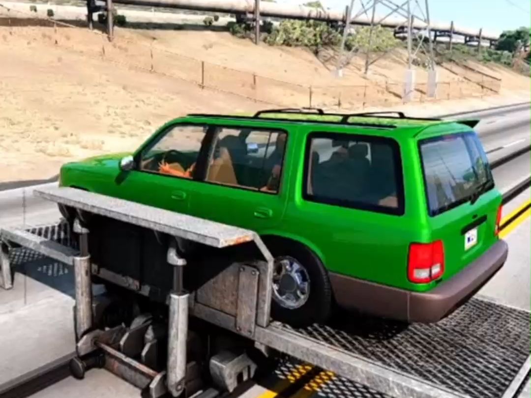 不同重力下汽车翻滚生存能力测试