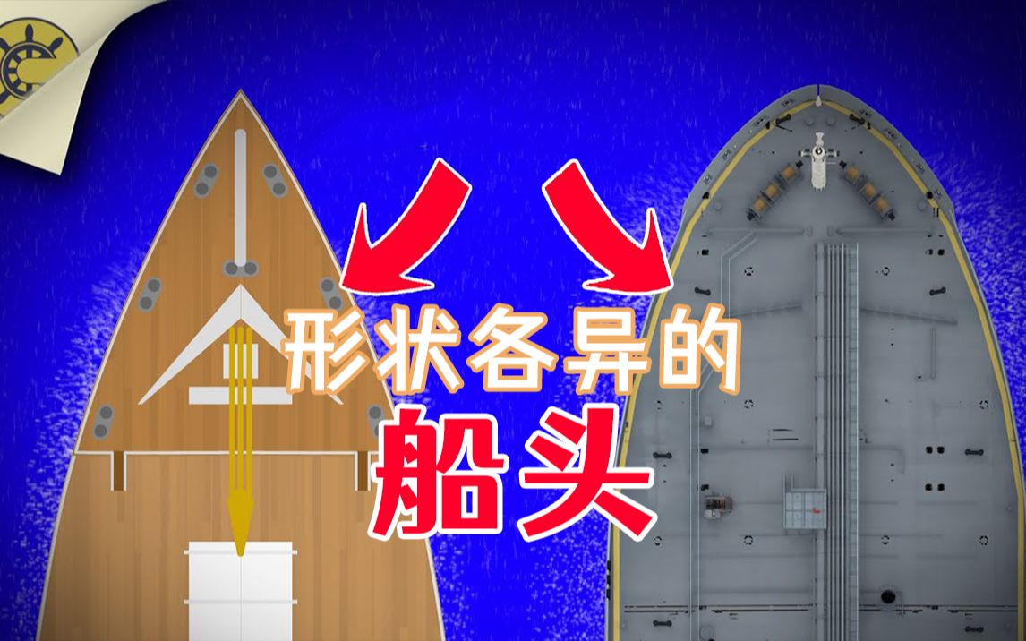 涨知识:为什么船头有各种各样的形状,而不都做成尖的?