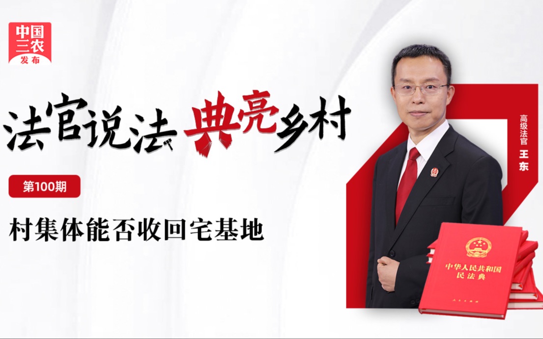 法官说法|村集体能否收回宅基地?