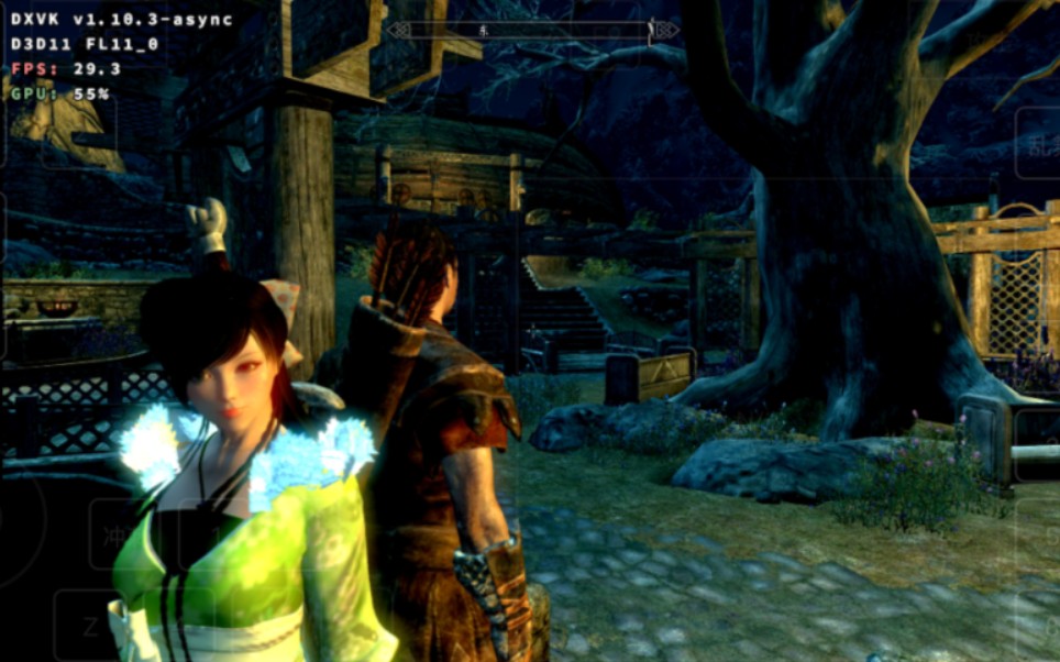 wntlator模拟器测试上古卷轴5重制版