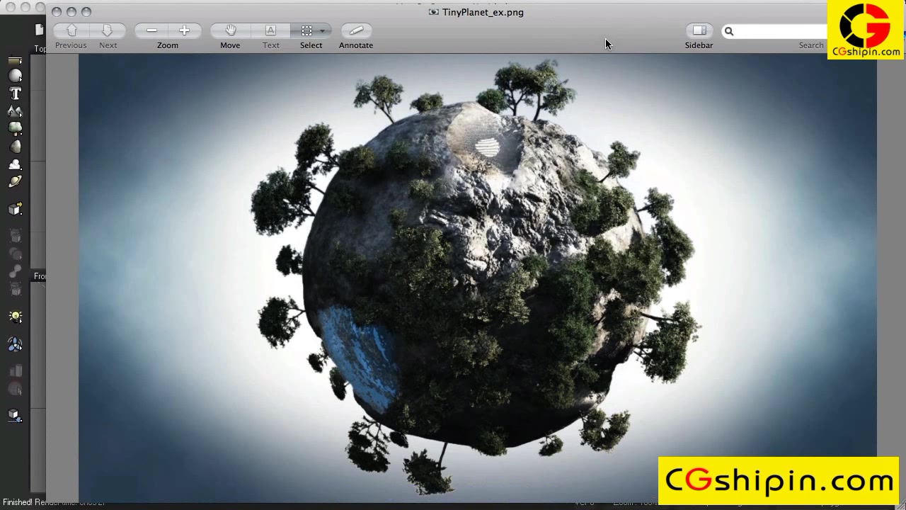 C4D实例教程精选 第一集