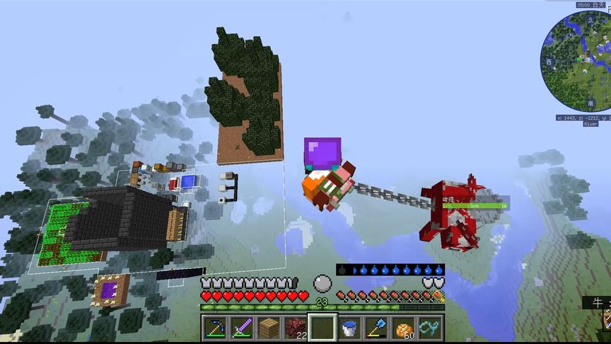 制作喷气背包,失手害死蘑菇牛,我的世界超困难多模组生存EP22