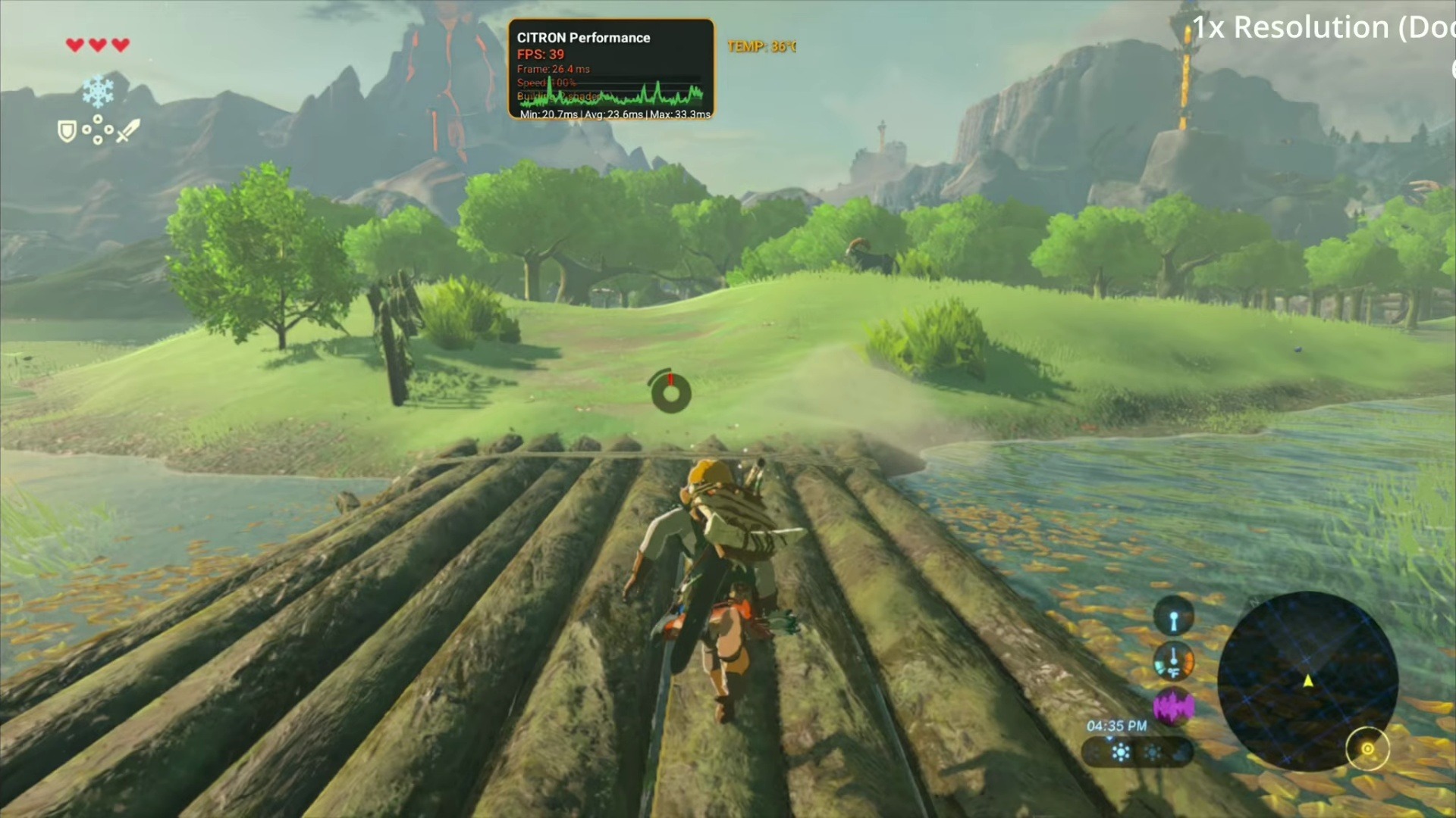 《塞尔达传说:荒野之息》CITRON 0.7.1 实机演示 | Switch安卓模拟器