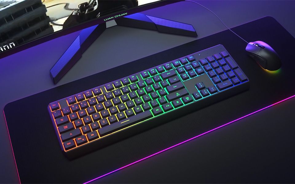 这样C4D渲染出来的键盘,你们觉得怎么样?