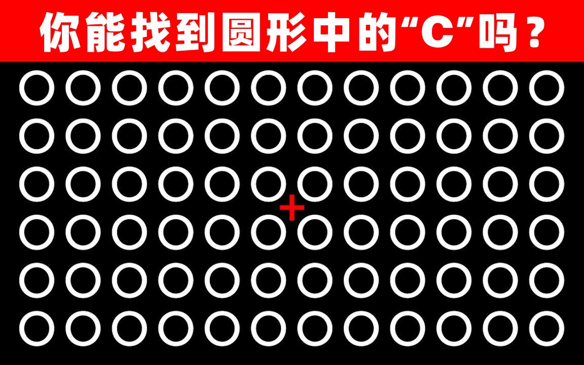 只有最专注的4%的人才可能通过的测试