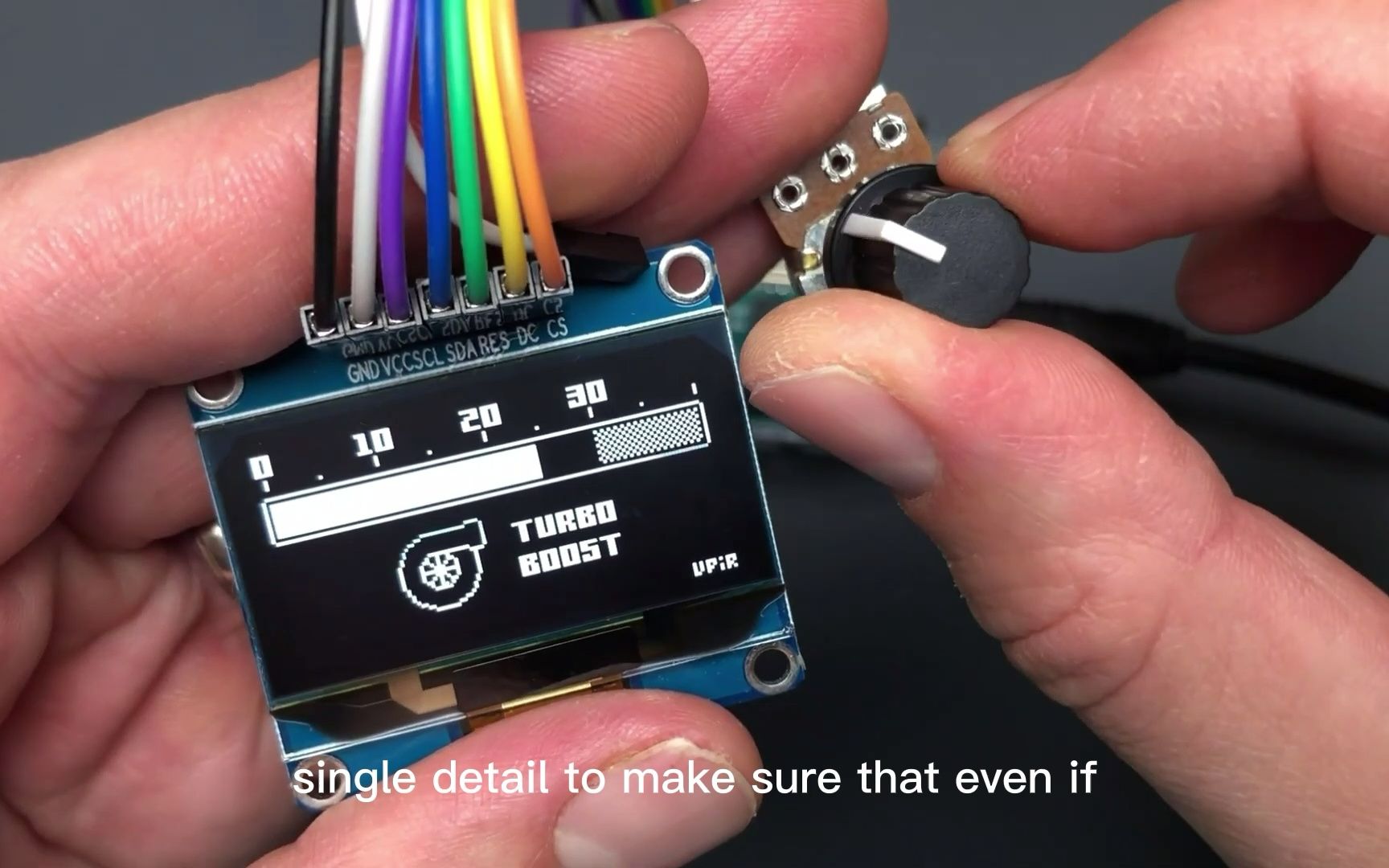 【英字】用Arduino和OLED显示的涡轮压力表---初学者教程, u8g, ...